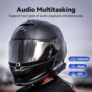 LEXIN-MTX 2kom motociklistički MESH&Bluetooth interkom sa slušalicama ...