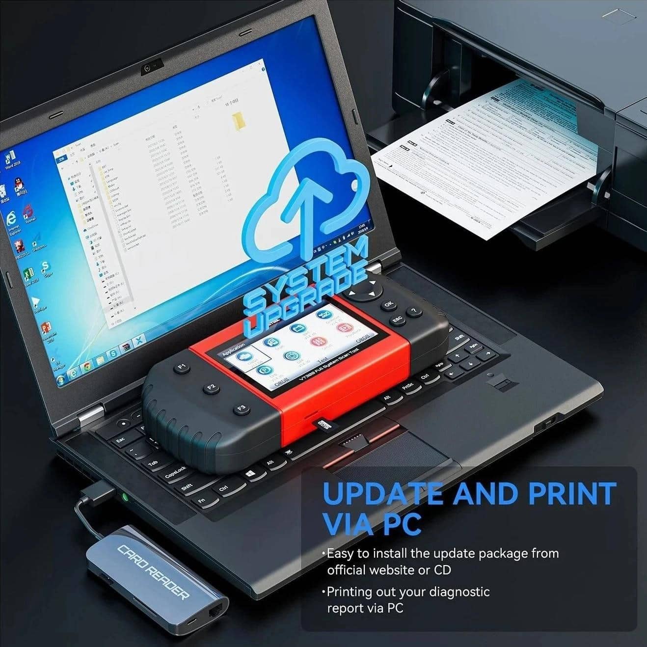 VDIAGTOOL VT300 Alat za skeniranje automobila Dijagnostika cijelog ...